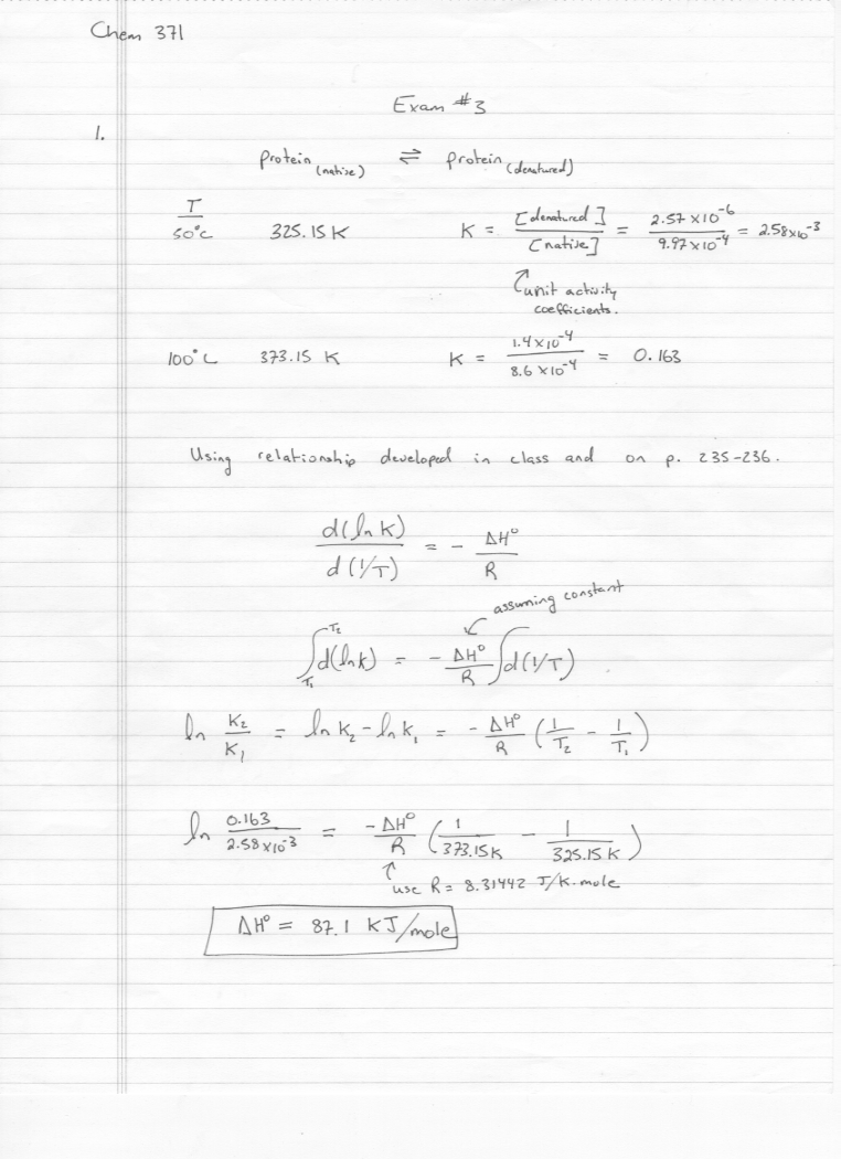 Physical Chemistry I